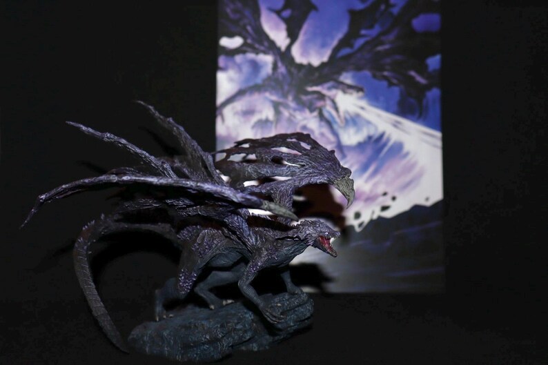 Darkeater Midir From Dark Souls 3, Resin Figure, Diorama, Dragon, Gamer ...