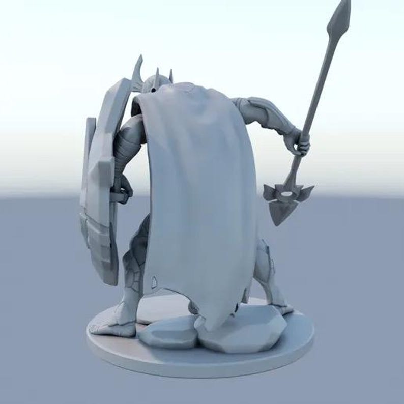 Pantheon Figure, 3D Printed, League of Legends - Etsy