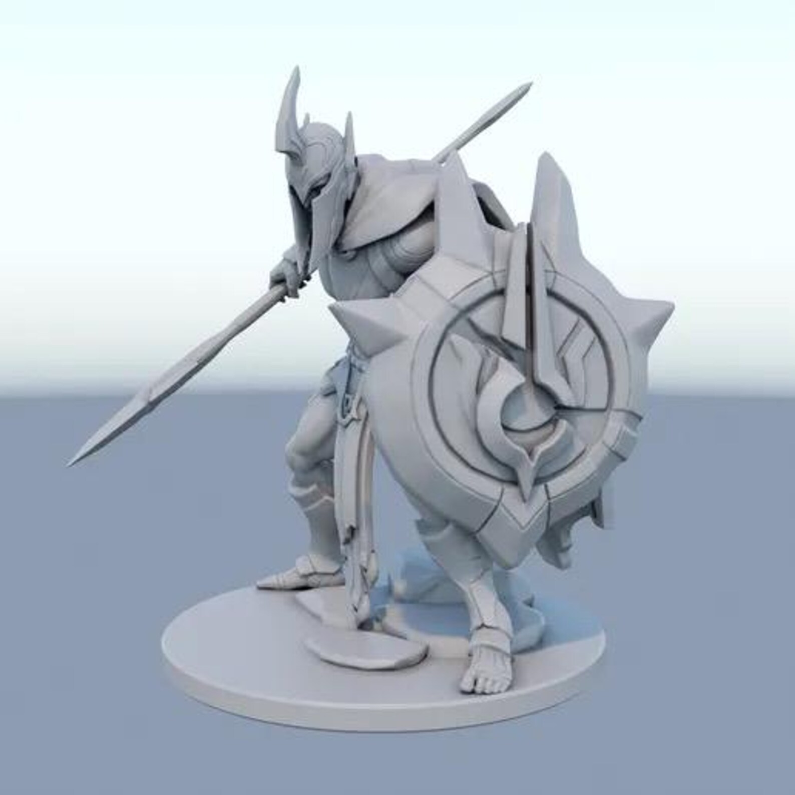 Pantheon Figure, 3D Printed, League of Legends - Etsy