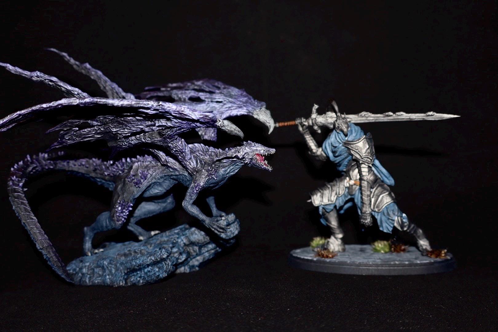 Darkeater Midir From Dark Souls 3, Resin Figure, Diorama, Dragon, Gamer ...