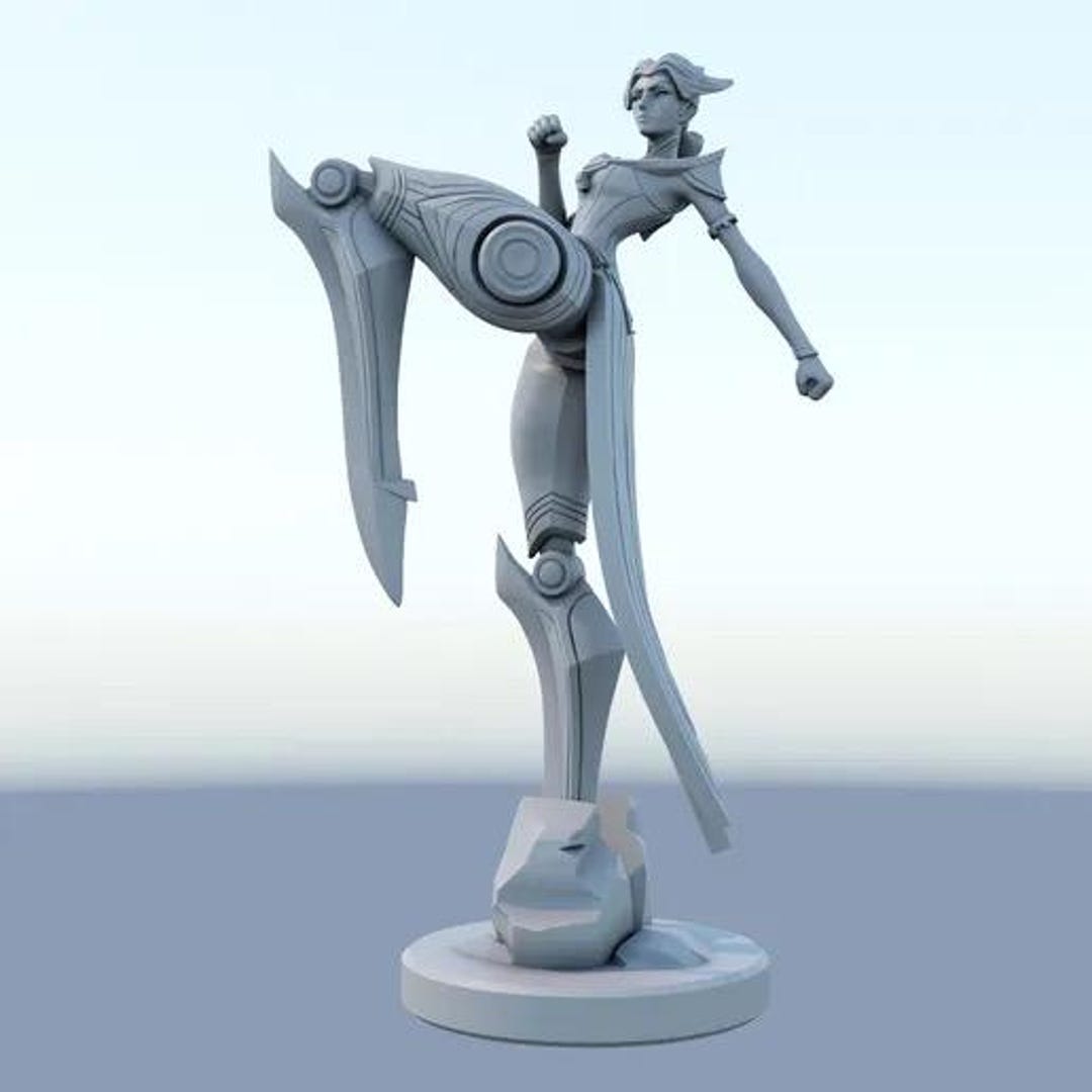 Camille, Hand Painted, Resin Figure, League of Legends, 3d Printed ...