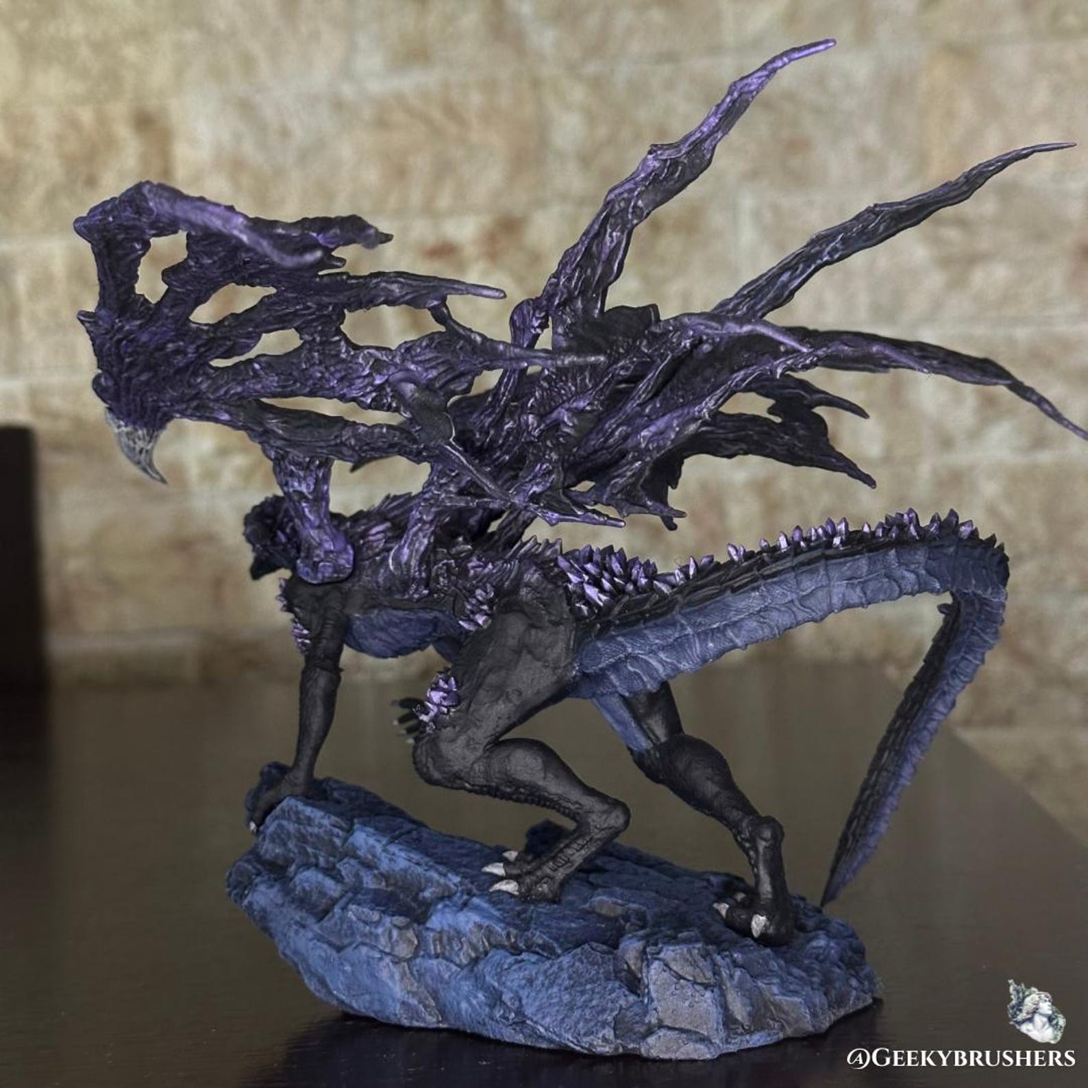 Darkeater Midir From Dark Souls 3, Resin Figure, Diorama, Dragon, Gamer ...
