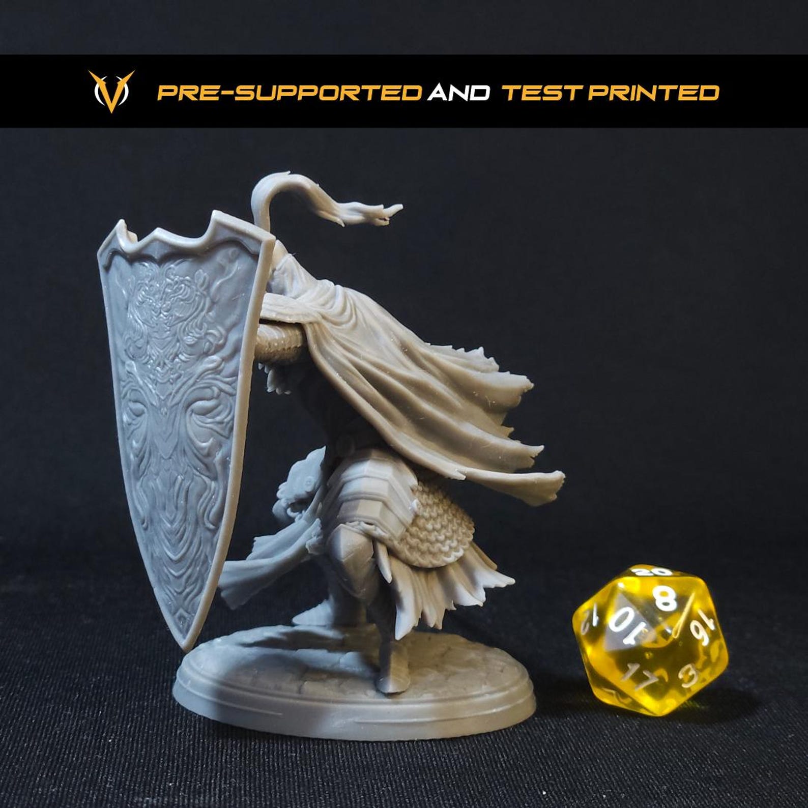 Artorias of the Abyss Miniature | Hand-painted Resin Statue, Dark Souls ...
