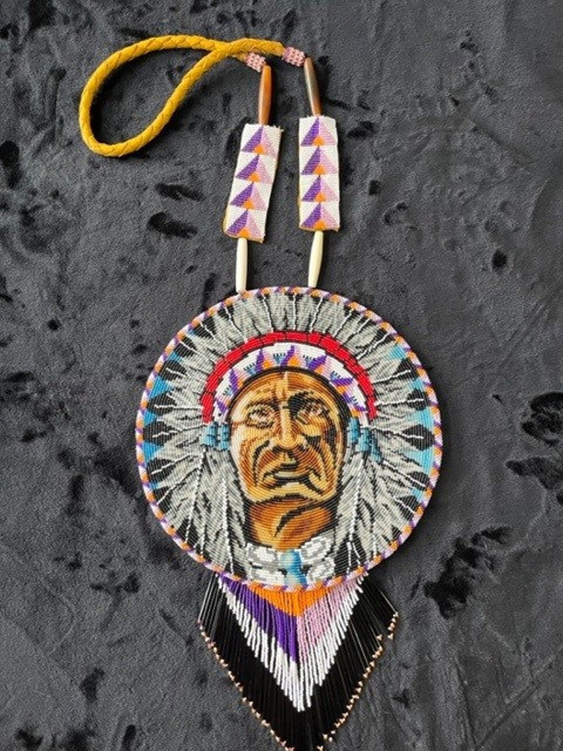 Native American Medallion Necklace 3 - Etsy