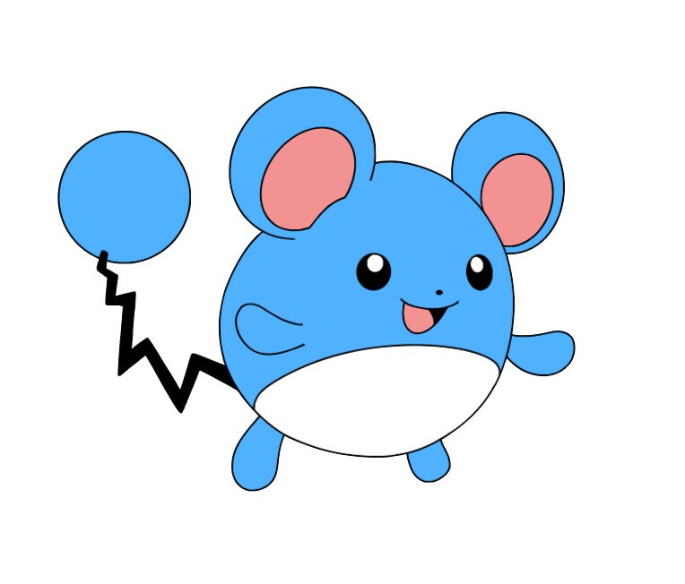 Marill & Quaxly - Pokemon - Cricut PNG Easy Cut Sublimation File. - Etsy