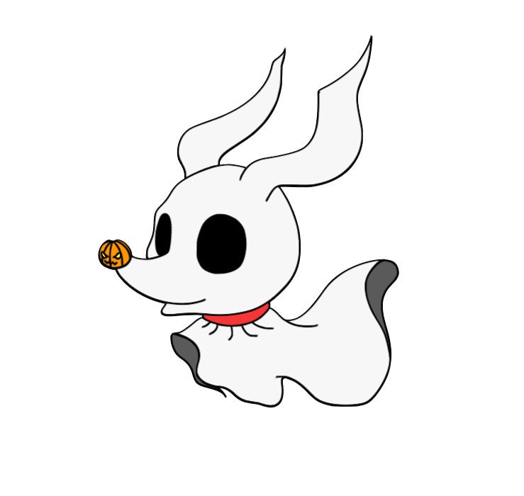 Zero & Oogie Boogie Nightmare Before Christmas Halloween Cricut PNG ...