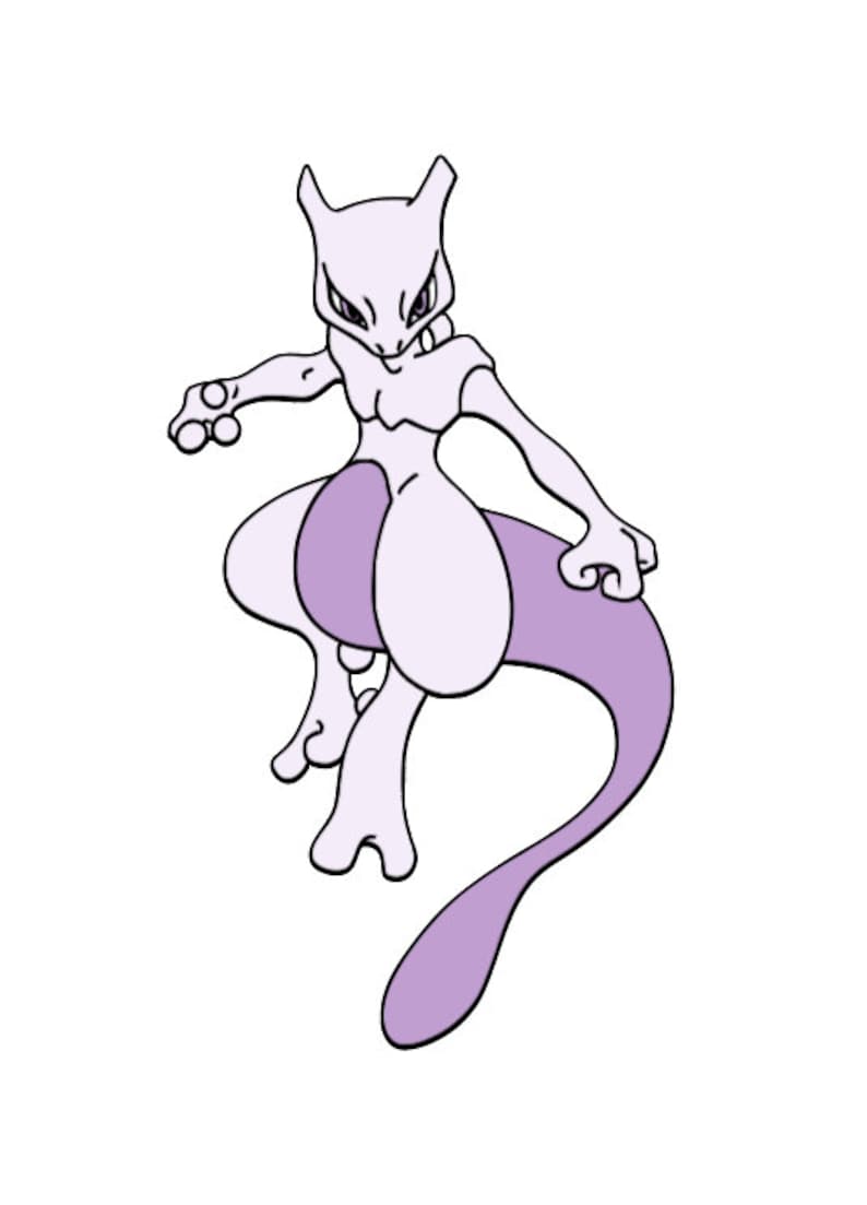 Scizor & Mewtwo - Pokemon - Cricut PNG Easy Cut Sublimation File. - Etsy
