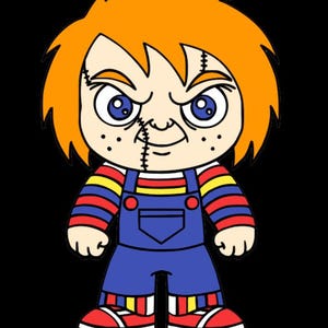 Chucky & Jigsaw - Halloween - Cricut PNG Easy Cut Sublimation File. - Etsy