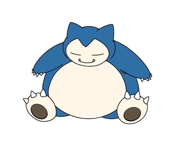 Munchlax & Snorlax - Pokemon - Cricut PNG Easy Cut Sublimation File. - Etsy