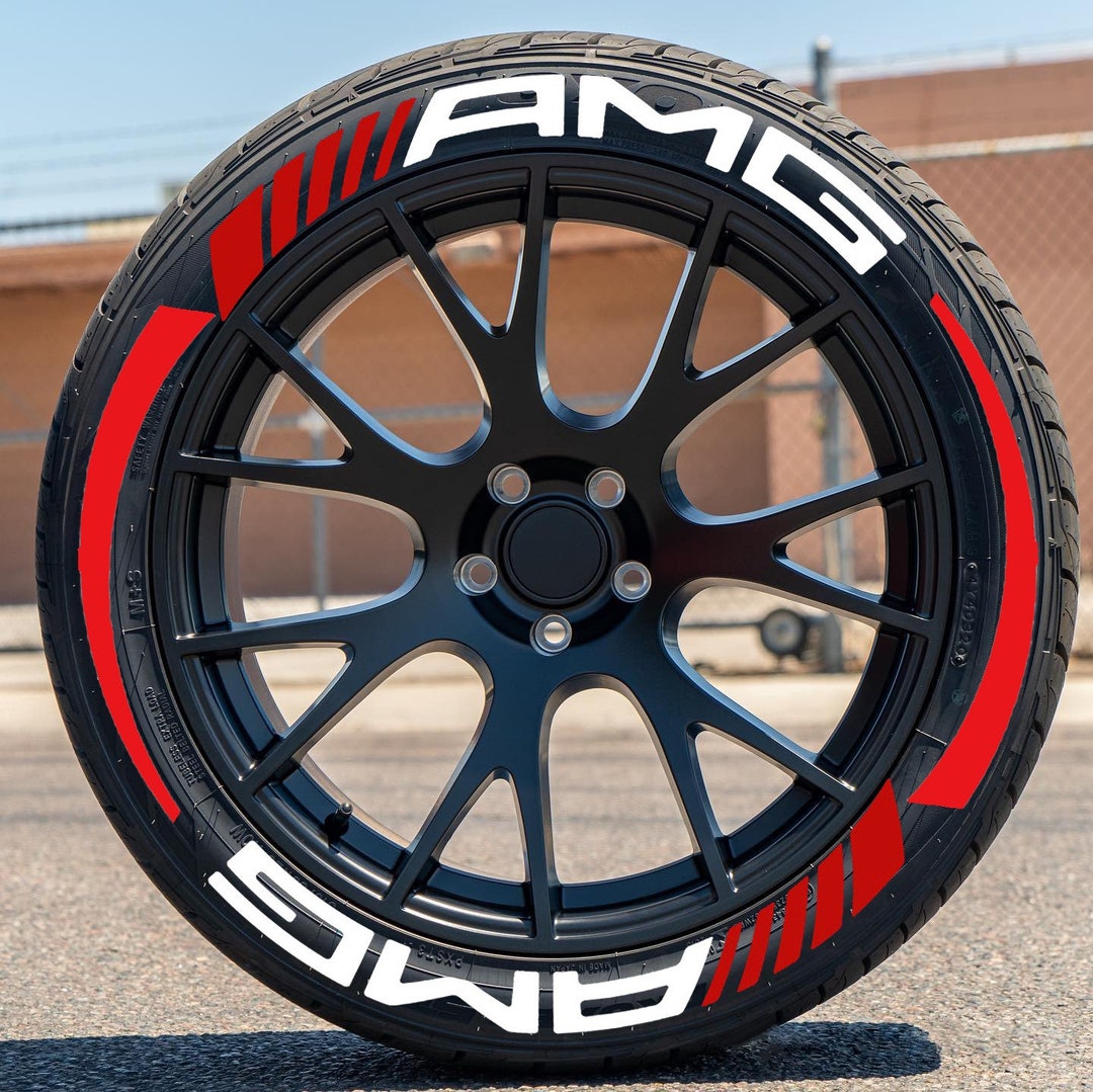 Permanent AMG Tire Lettering Stickers 1.25 Letters for - Etsy