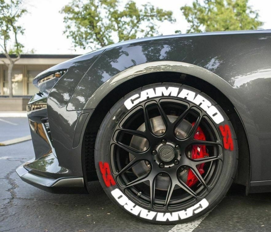Permanent Camaro SS Tire Lettering Stickers 1.25 Letters - Etsy