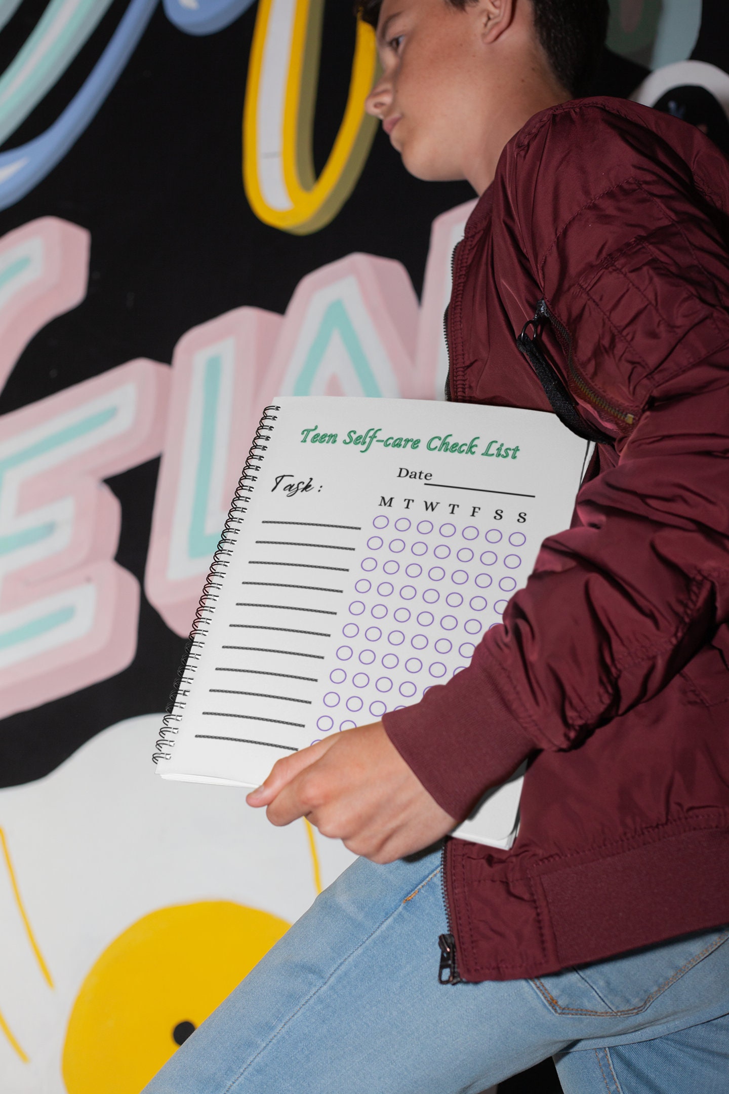 Teen Self-care Check List Printable Instant Download Organize ,self ...