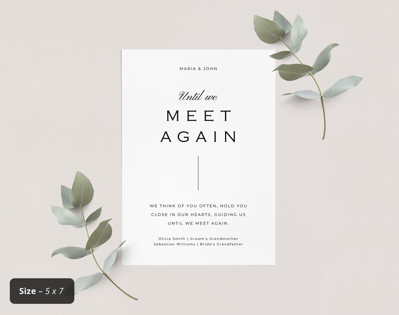 In Loving Memory Sign Wedding With Names | Loved Ones Memorial Wedding ...