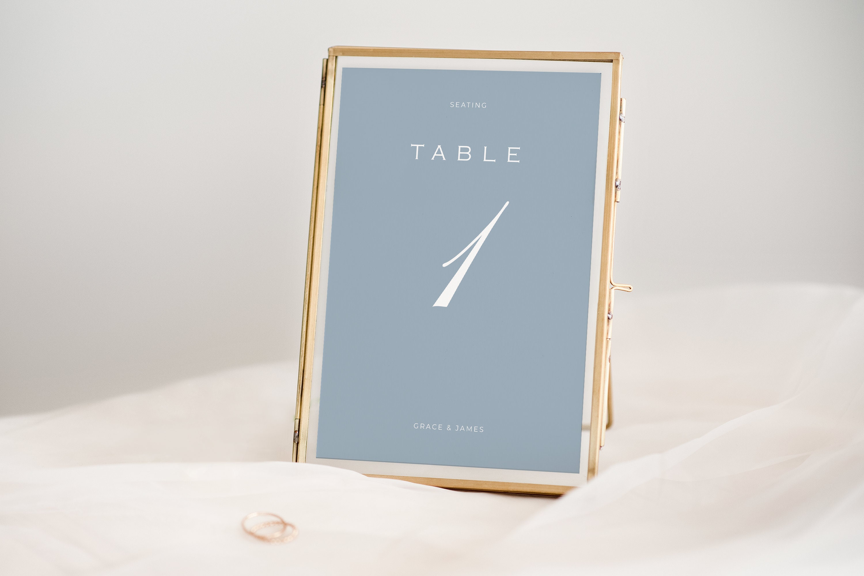 Dusty Blue Wedding Table Number Blue Table Number Template Blue Wedding ...