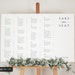 Minimalist Wedding Seating Chart Template Simple Modern Seating Chart ...