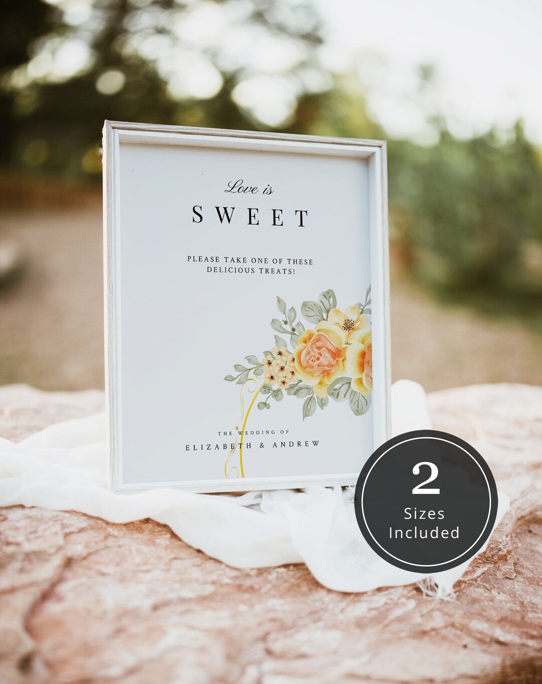 Love is Sweet Sign | Dessert Table Sign Printable | Minimalist Wedding ...