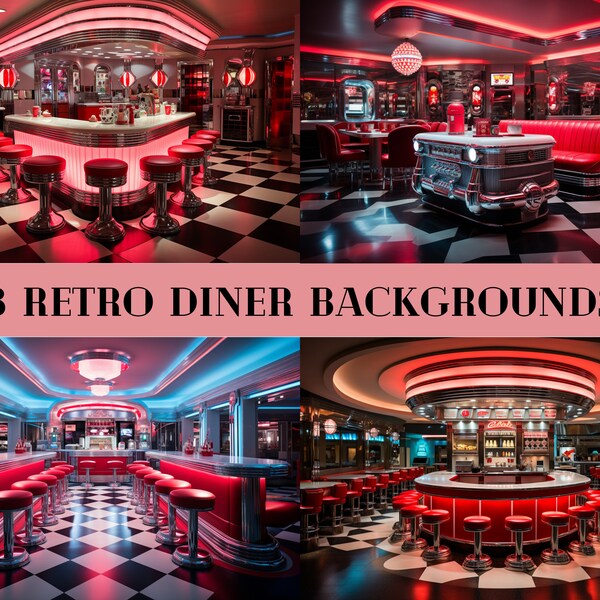 Retro Diner - Etsy