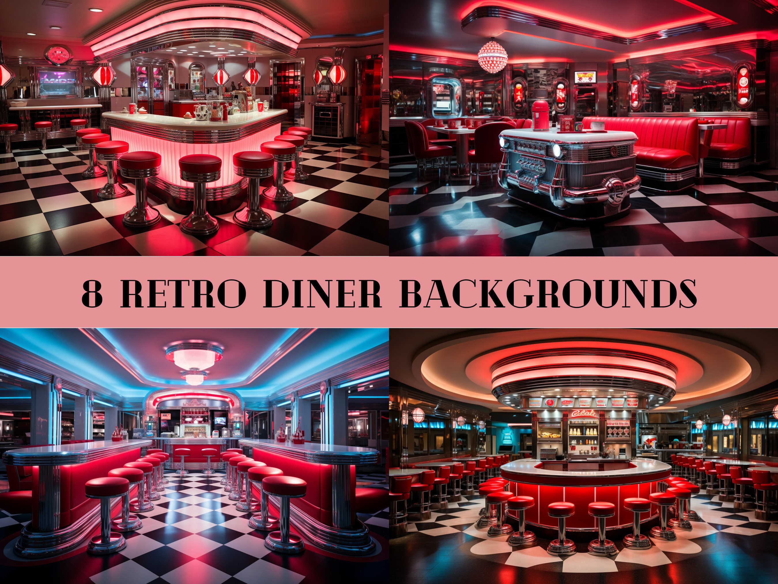 1950s Diner Background