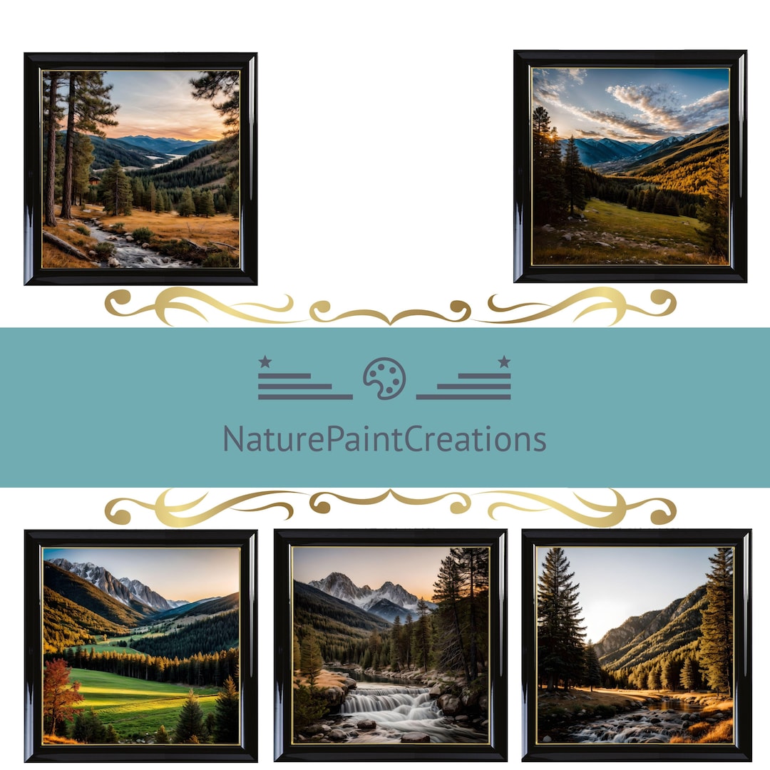 Printable Nature Gallery Wall Photograph SET | Nature Prints Decor ...