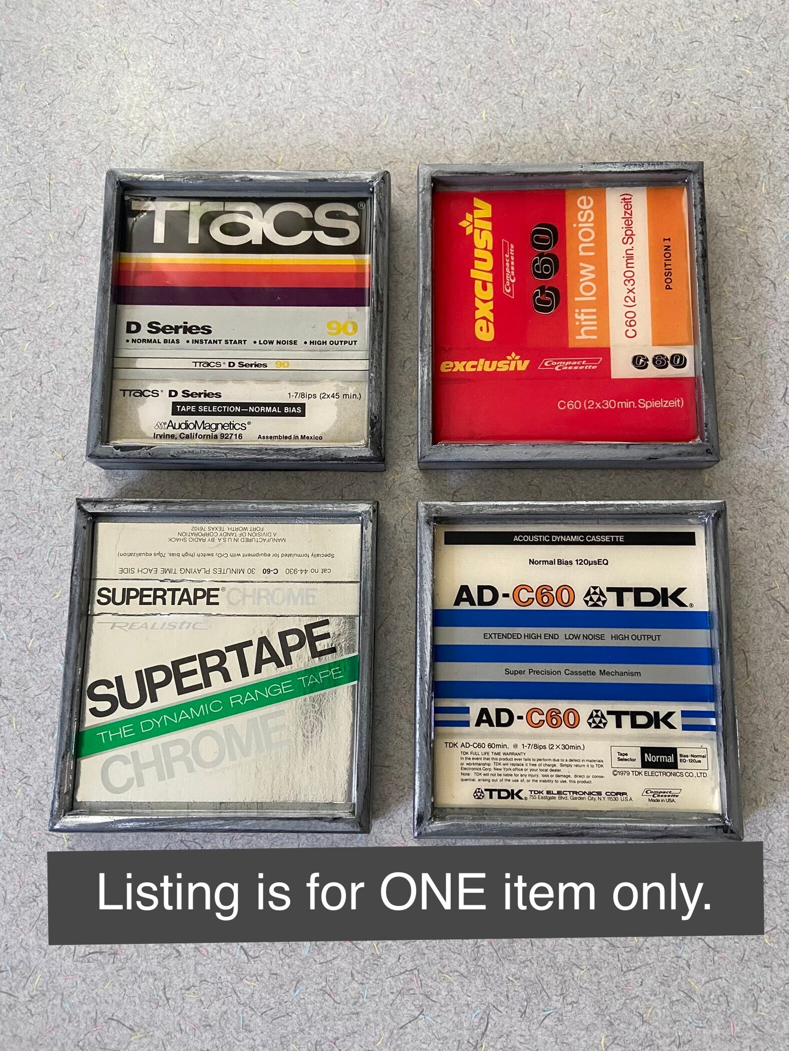 Realistic Cassette Head Cleaner Blank Tape Art - Etsy