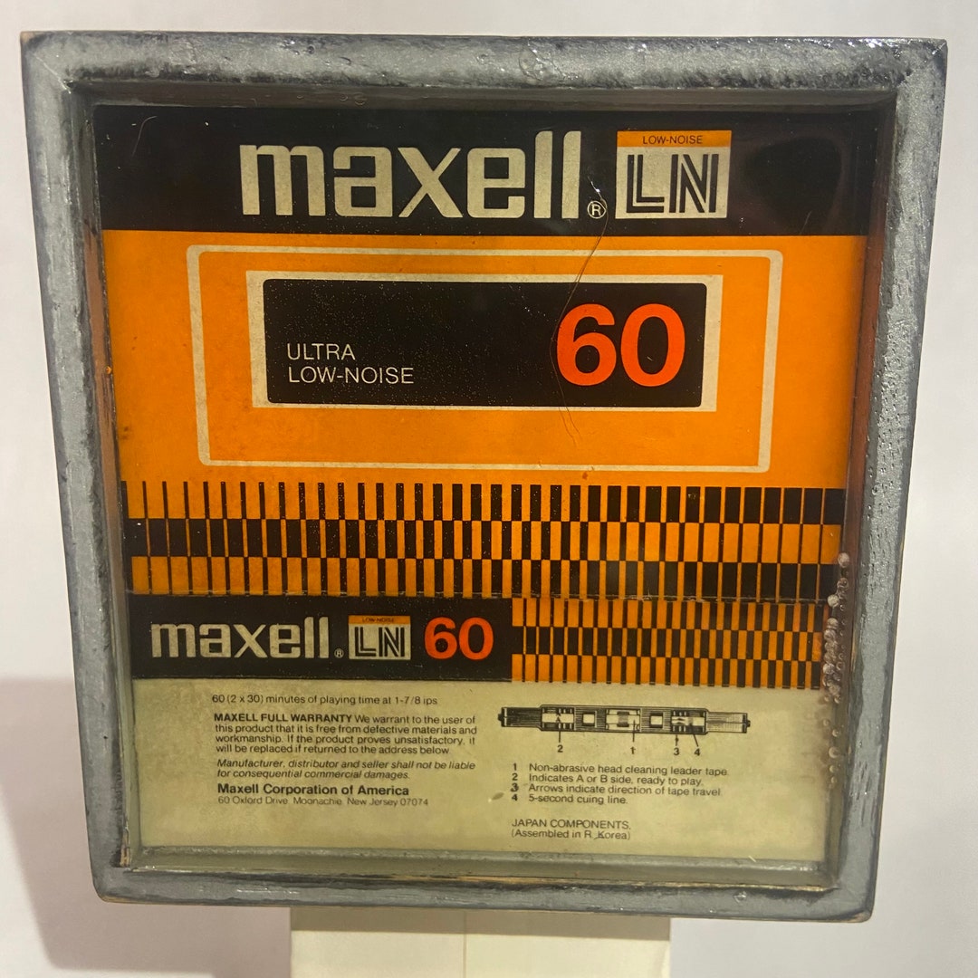 Maxell LN 60 Blank Tape Art - Etsy