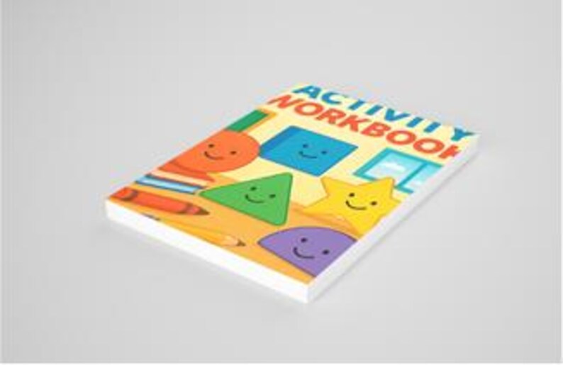 Shapes Activity Book | 10 Page Printable Tracing, Naming, Coloring ...