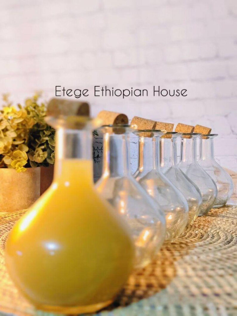 Ethiopian Honey Wine Glass Set of 6pcs With Custom Corks Ideal for Wine ...