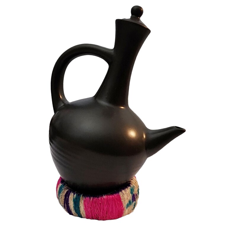Large Ethiopian & Eritrean Porcelain Coffee Pot Set Jebena 20oz ...