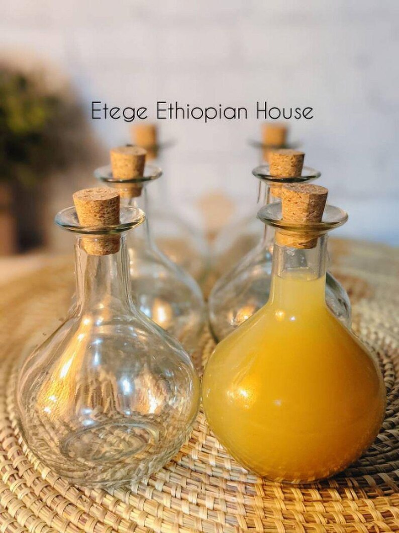 Ethiopian Honey Wine Glass Set of 6pcs With Custom Corks Ideal for Wine ...