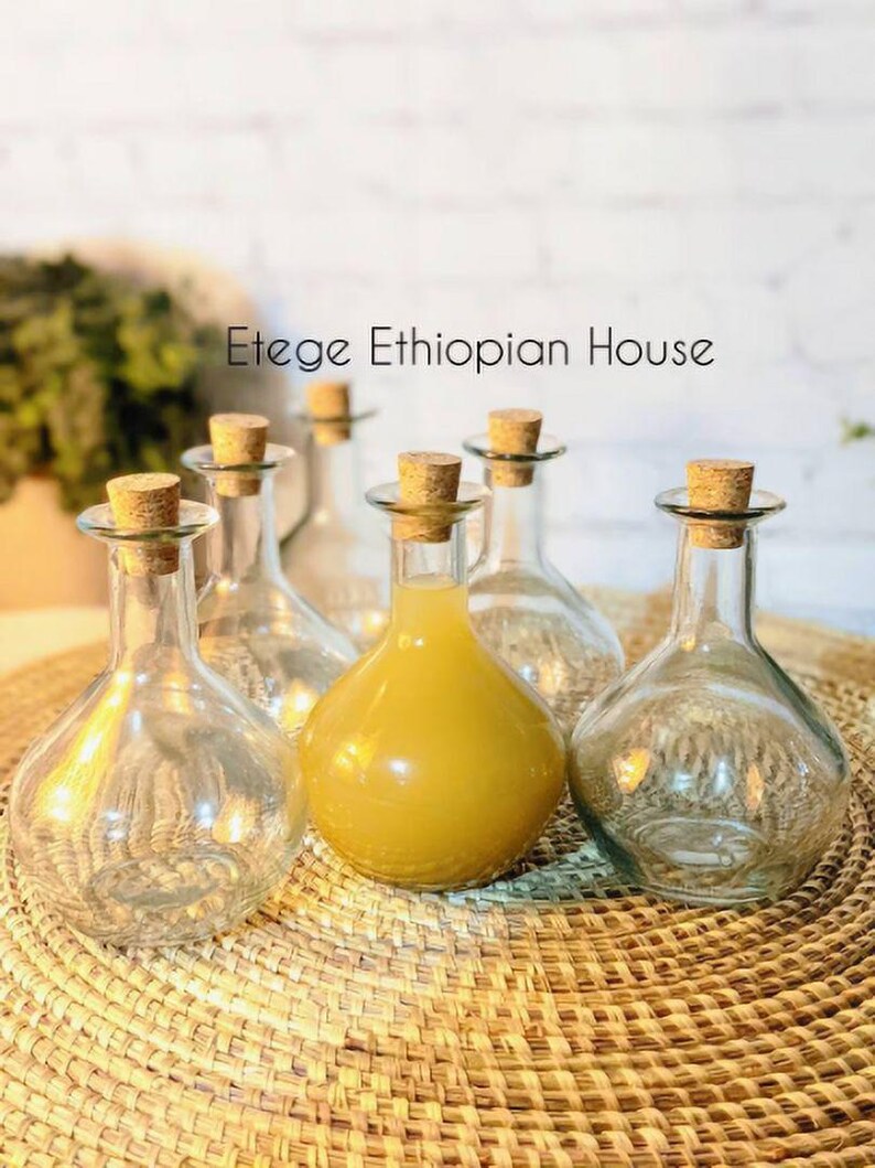 Ethiopian Honey Wine Glass Set of 6pcs With Custom Corks Ideal for Wine ...
