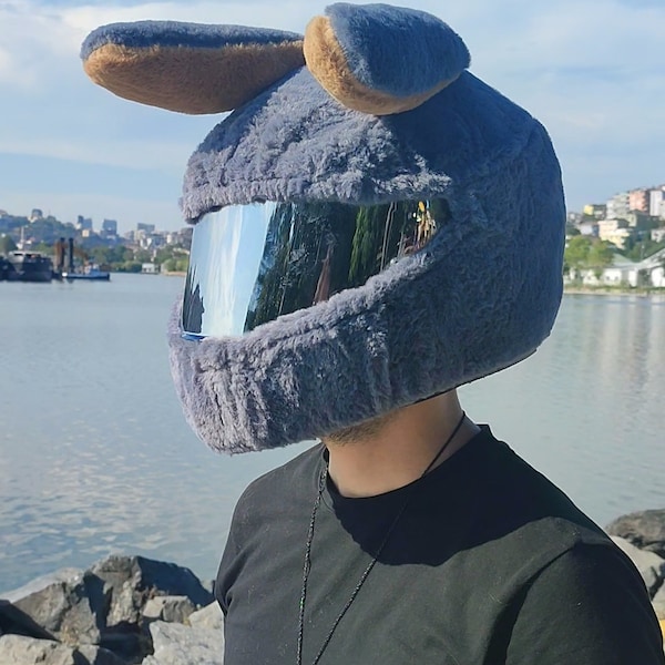 Motorcycle Helmet Bunny Ears - Etsy