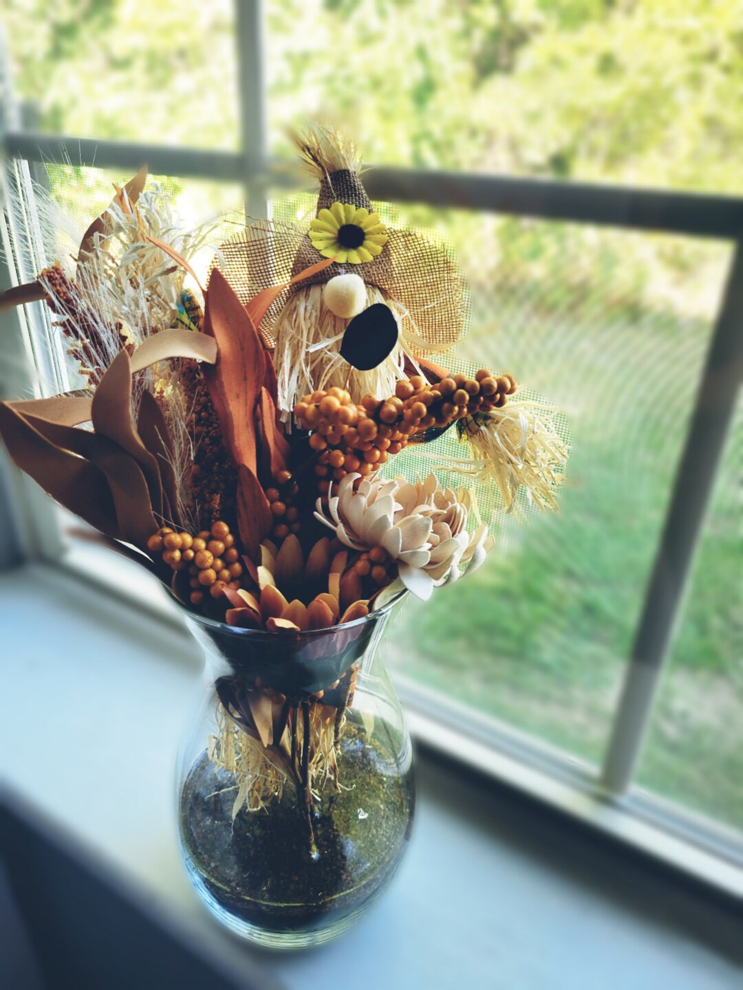 Vases - Flower Vases - Fall Floral Arrangement - Fall Flower Vase ...