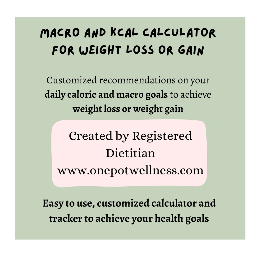 Calorie Deficit and Surplus Calculator and Macro Tracking Spreadsheet ...