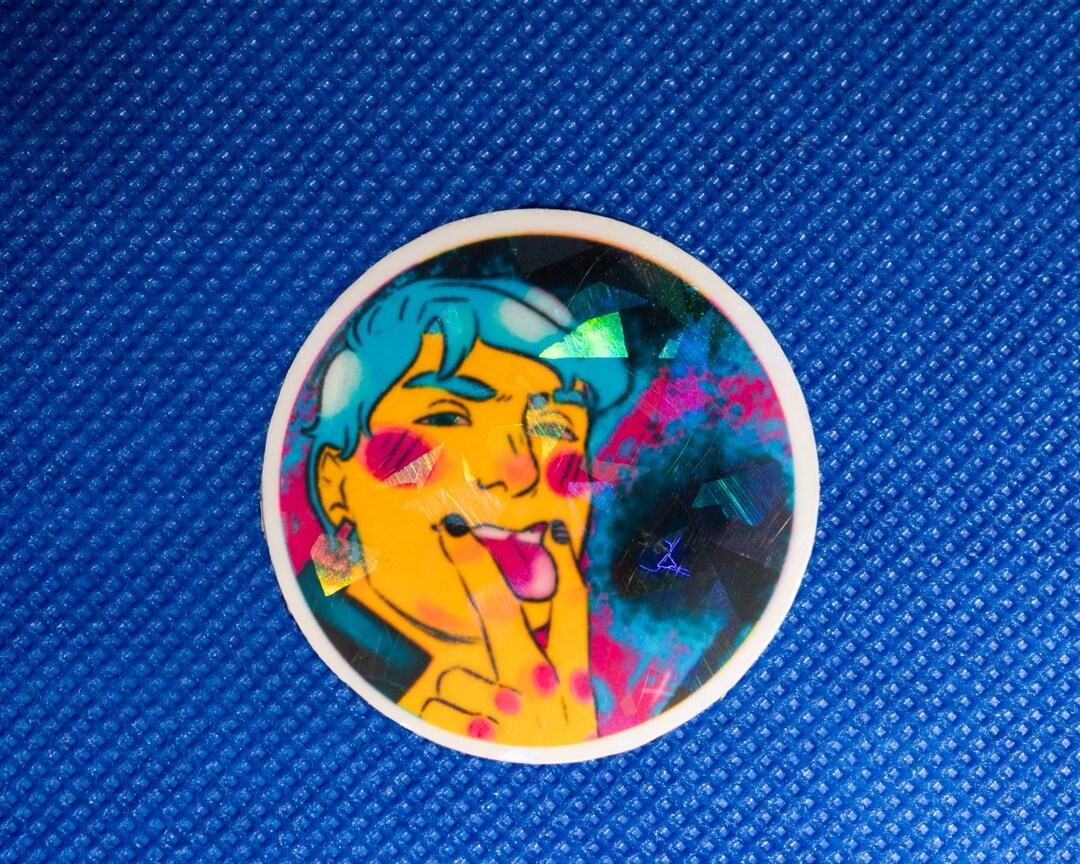 Earthbound Souls Punk Tactics Archie Holographic Sticker - Etsy