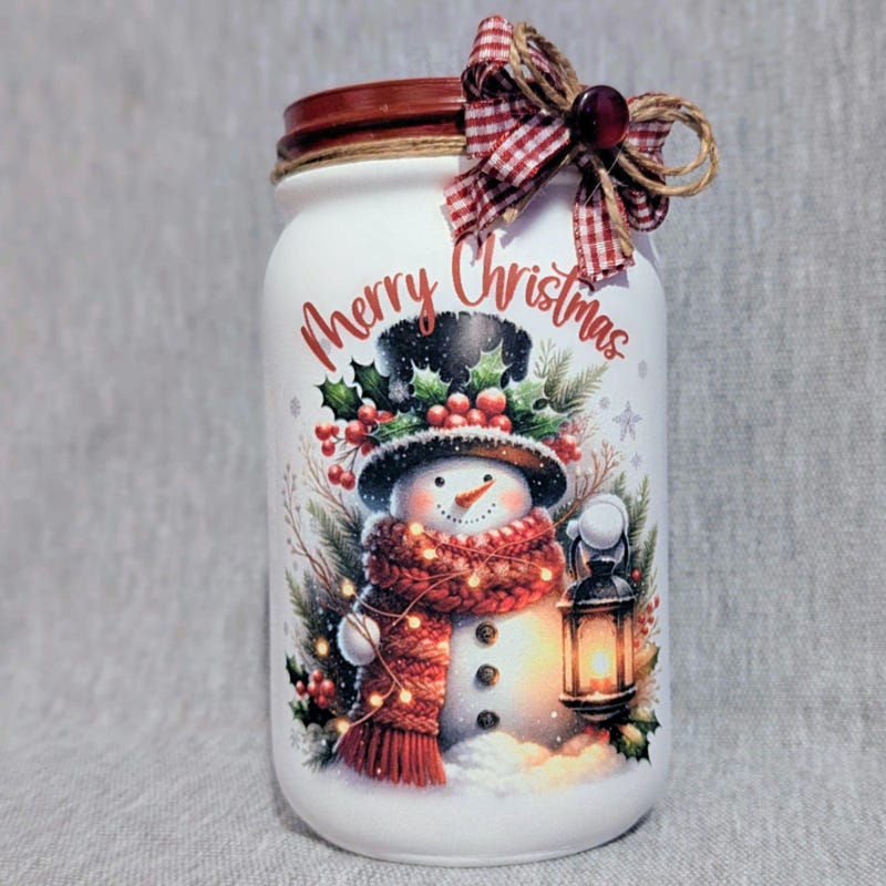 Mason Jar With Tealights - Etsy