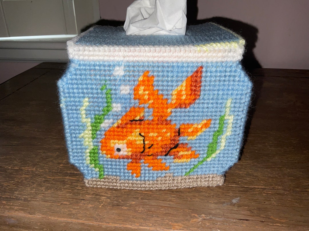 Goldfish Bowl Tissue Box Cover - Etsy