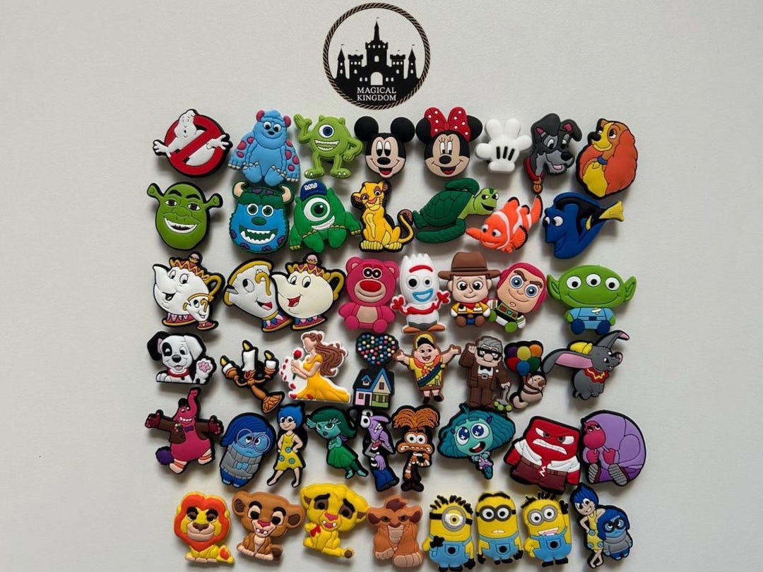 Disney Character Style Croc Charms, Shoe Charms, Bracelet Charms - Etsy UK