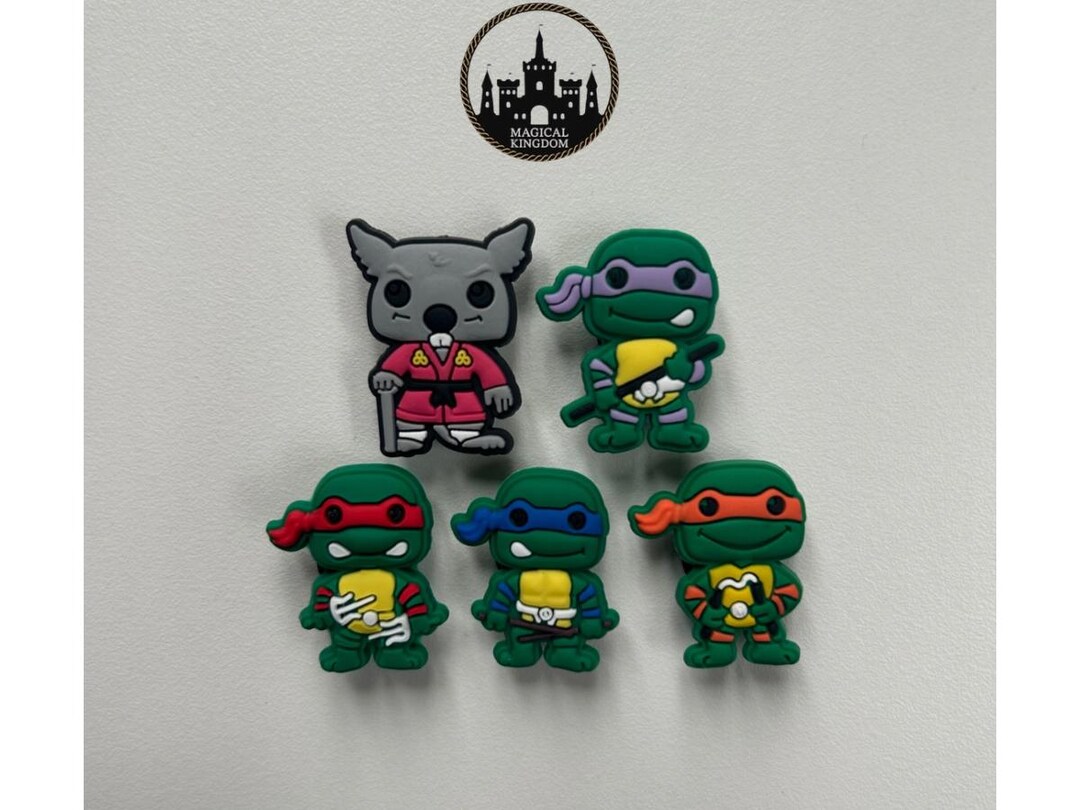 Turtle Character Style Selection of Croc Charms, Shoe Charms, Jibbitz ...