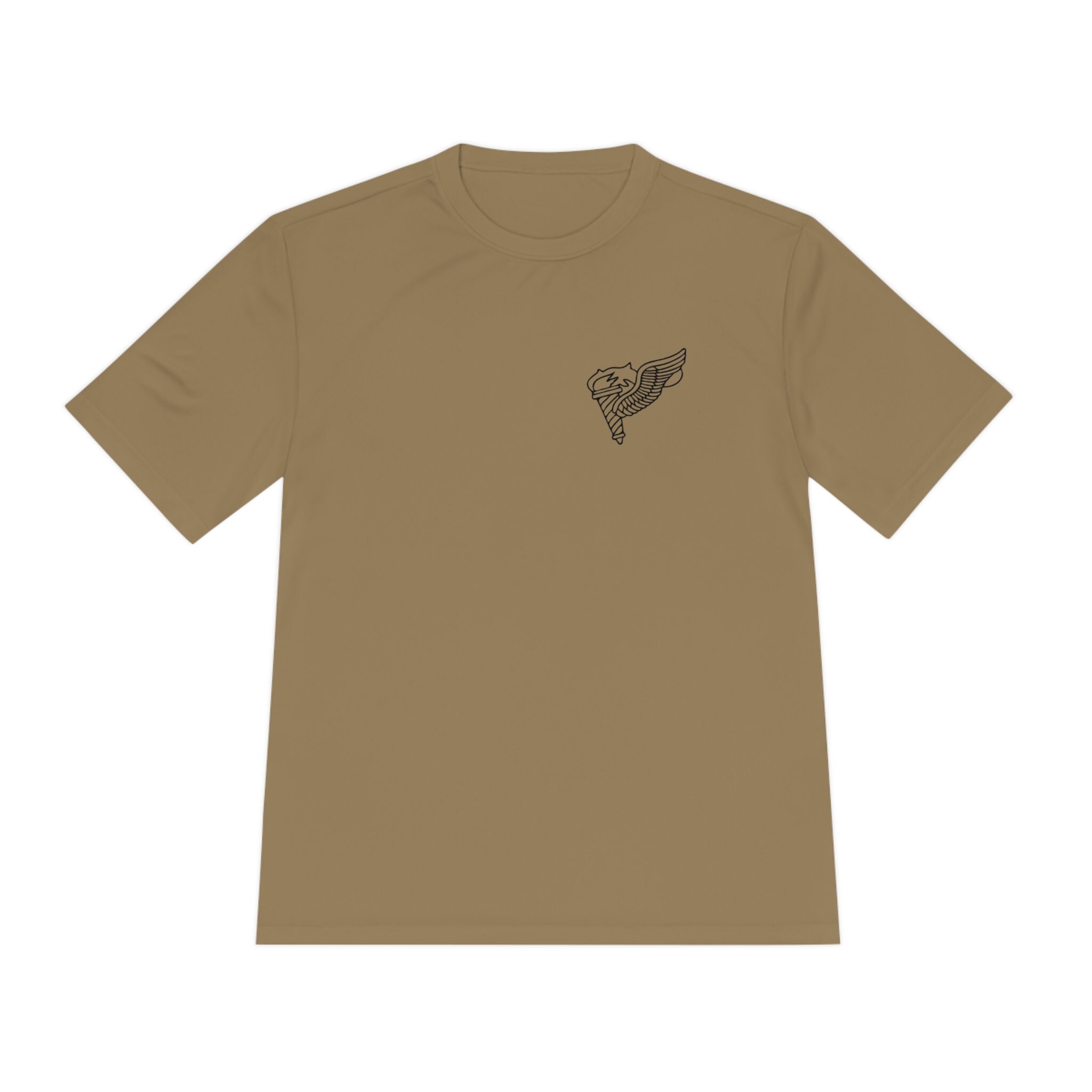 US Army Pathfinder Badge Line Art on Coyote Shirt Unisex Moisture ...