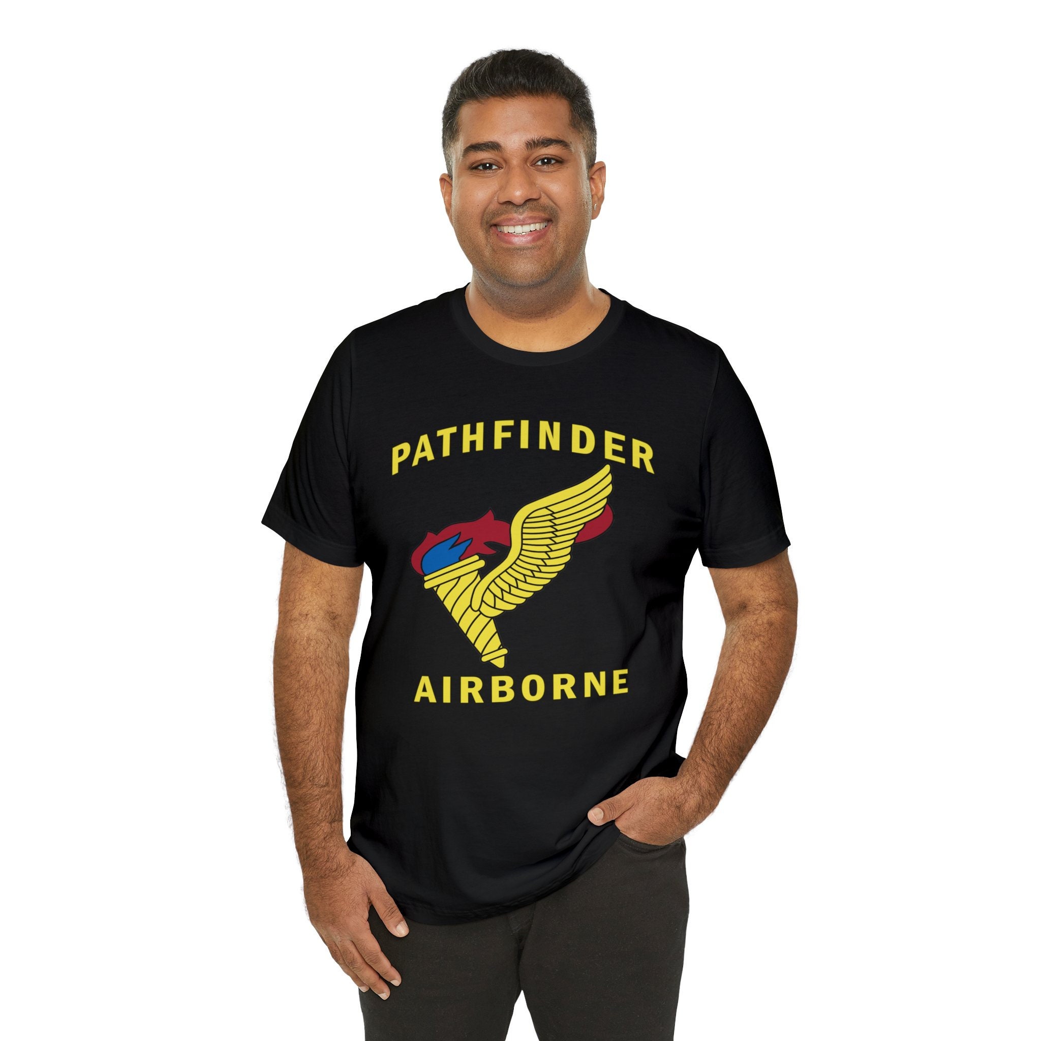 Retro US Army Pathfinder Airborne Military Tee Shirt 60's 80's Style ...