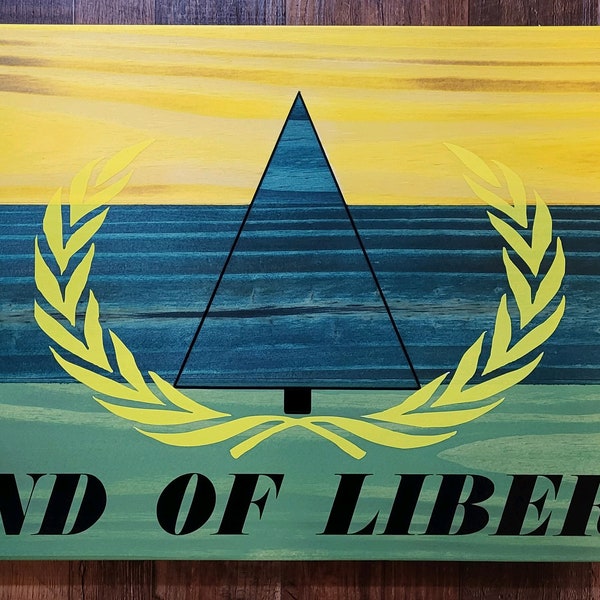 Pineland Flag Art - Etsy