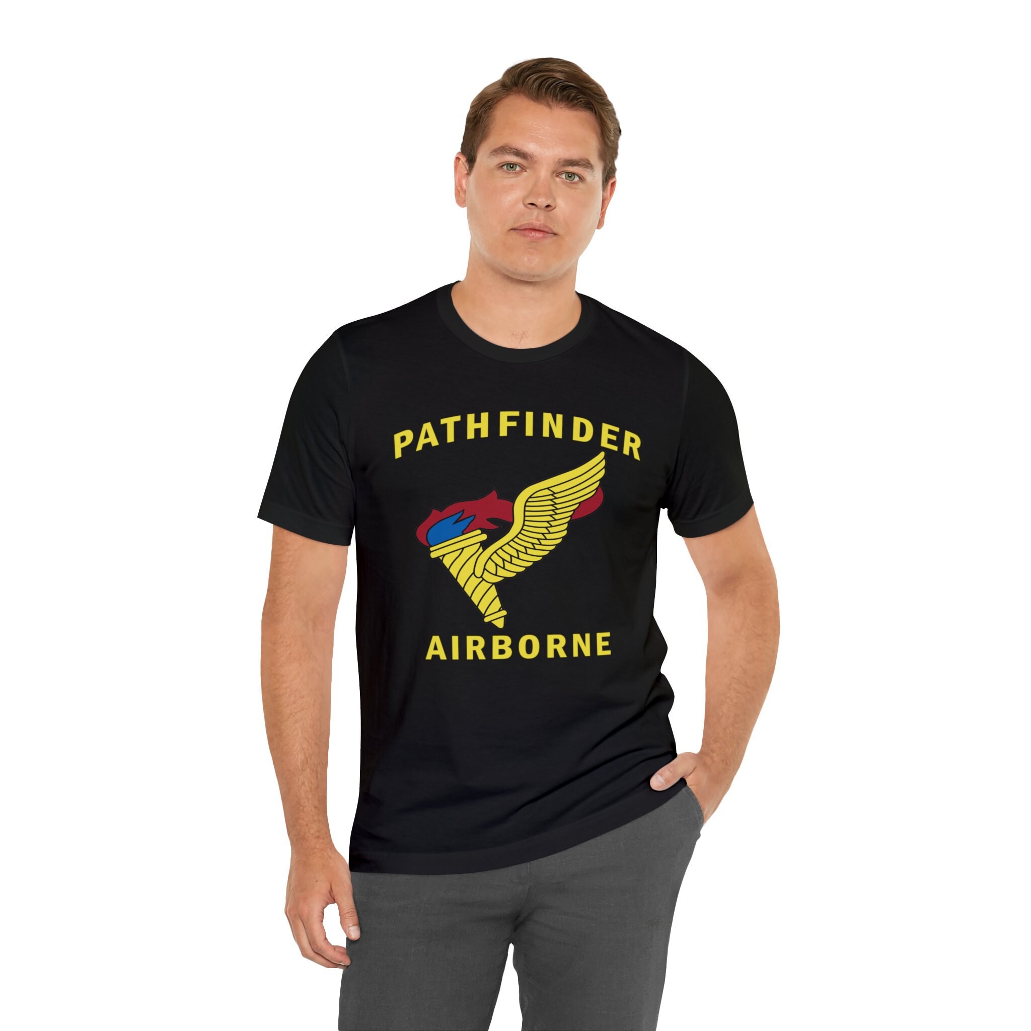 Retro US Army Pathfinder Airborne Military Tee Shirt 60's 80's Style Shirt Veterans Gift ...