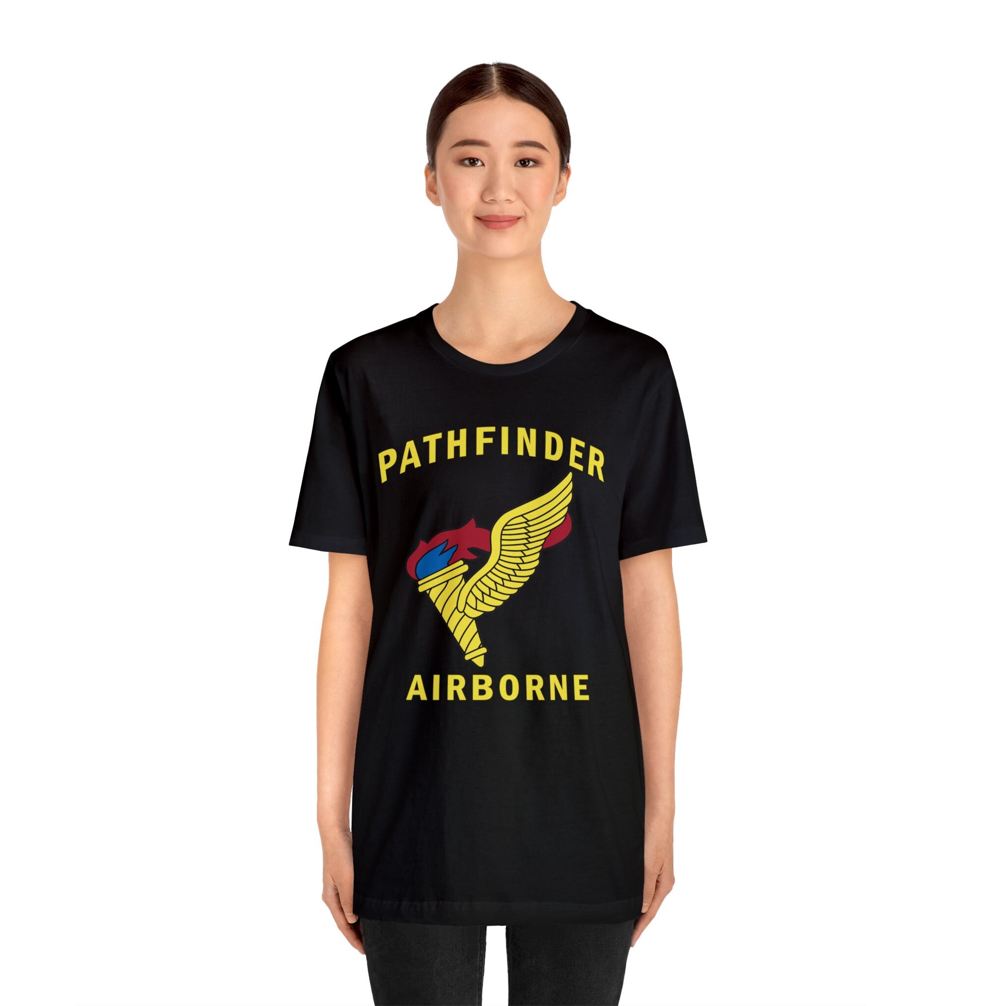 Retro US Army Pathfinder Airborne Military Tee Shirt 60's 80's Style ...