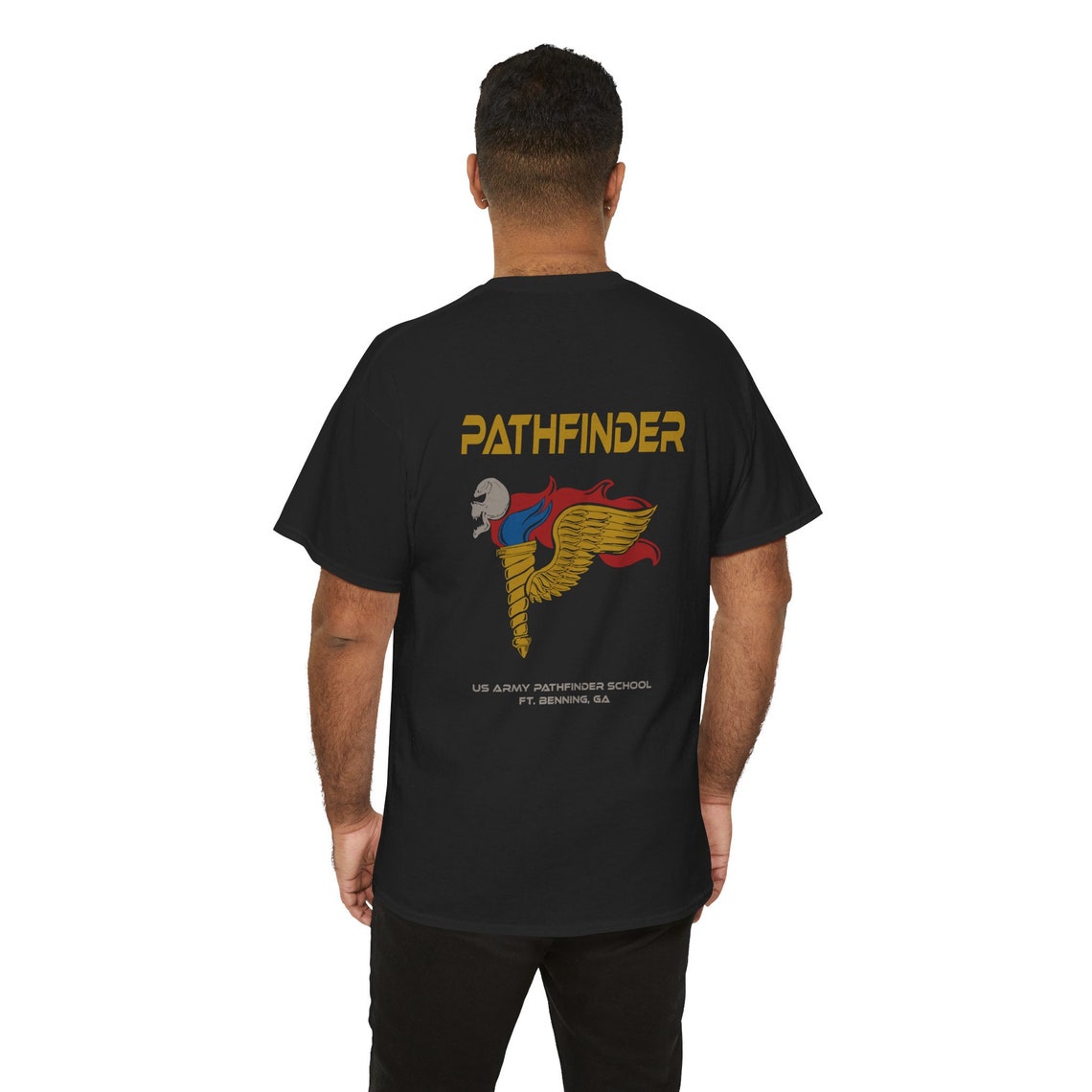 RETRO Us Army PATHFINDER School Shirt RAZ Airborne Unisex Heavy Cotton ...