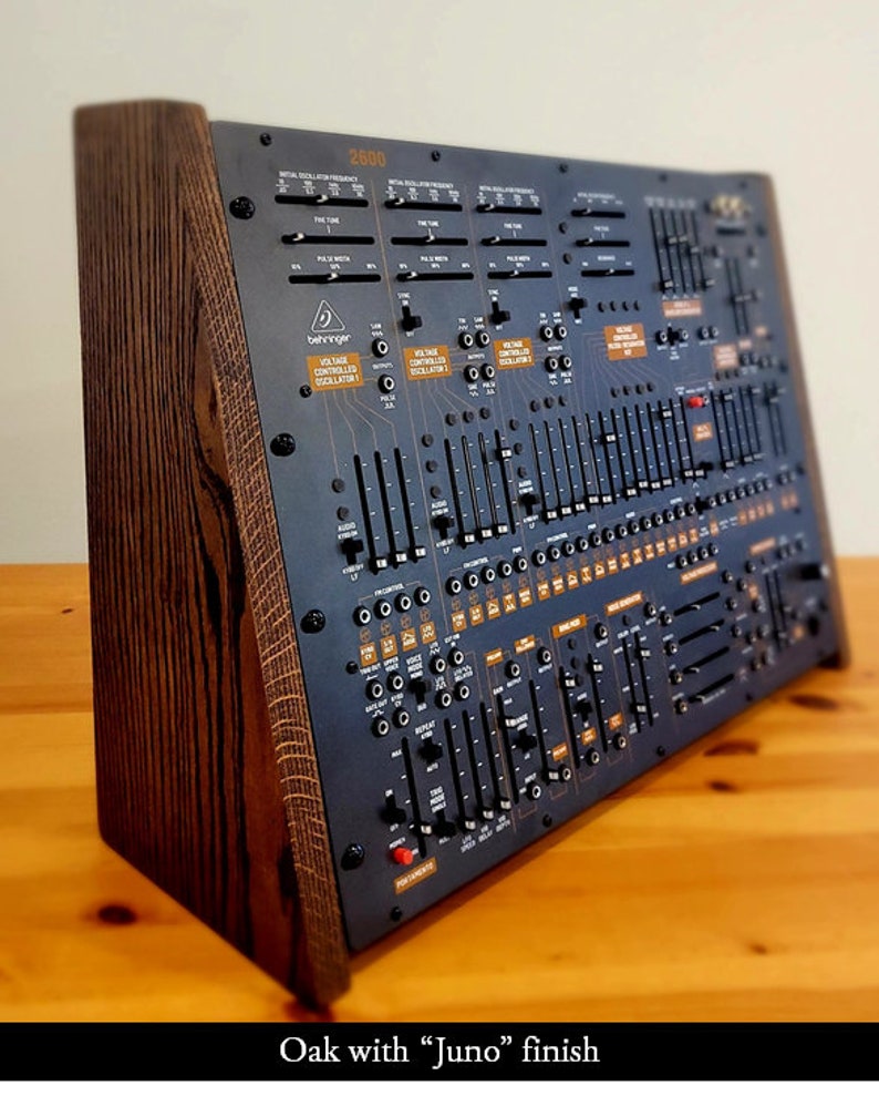 Custom Handmade Wooden Side Panels for Behringer 2600 or 8U Rack Mount ...