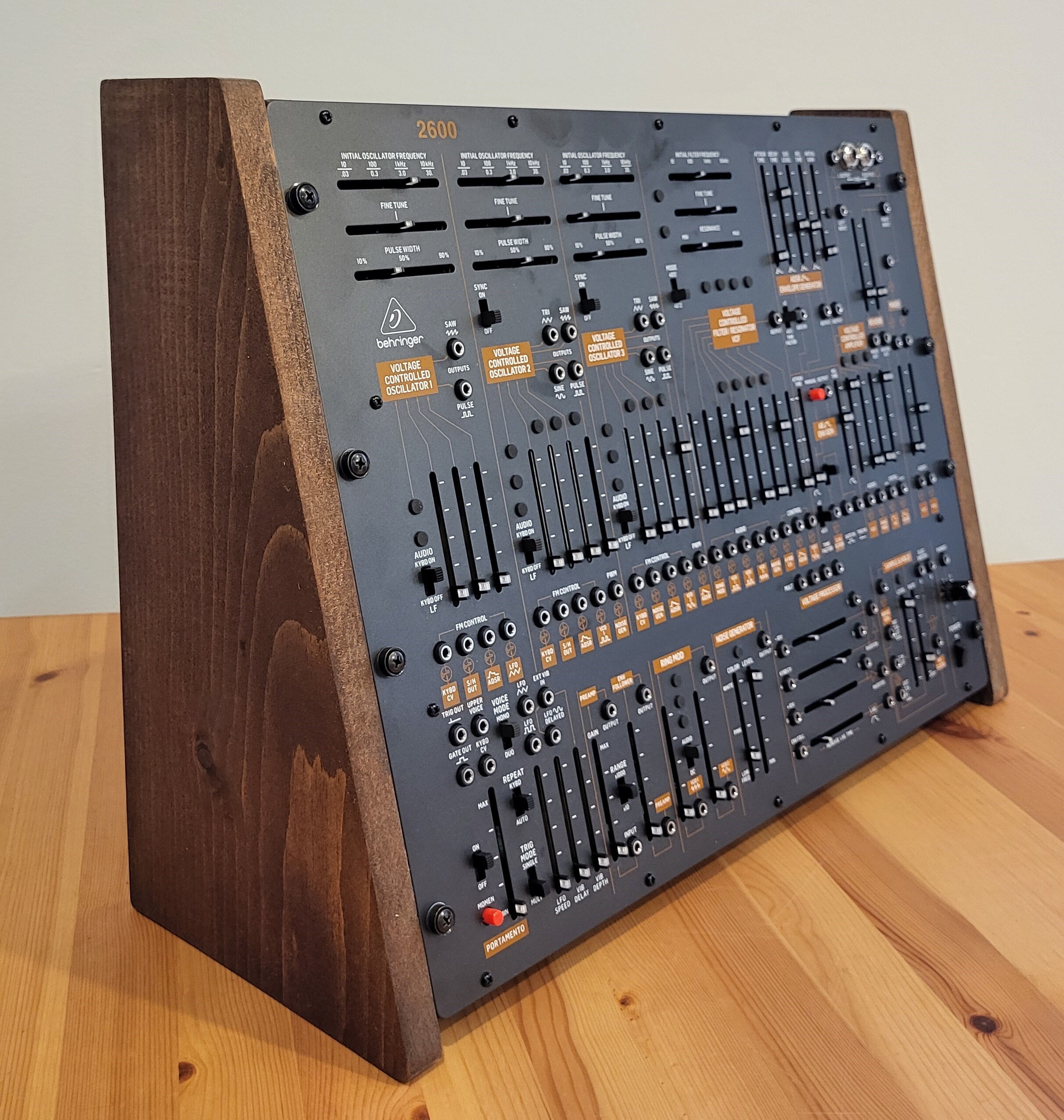 Custom Handmade Wooden Side Panels for Behringer 2600 or 8U Rack Mount ...