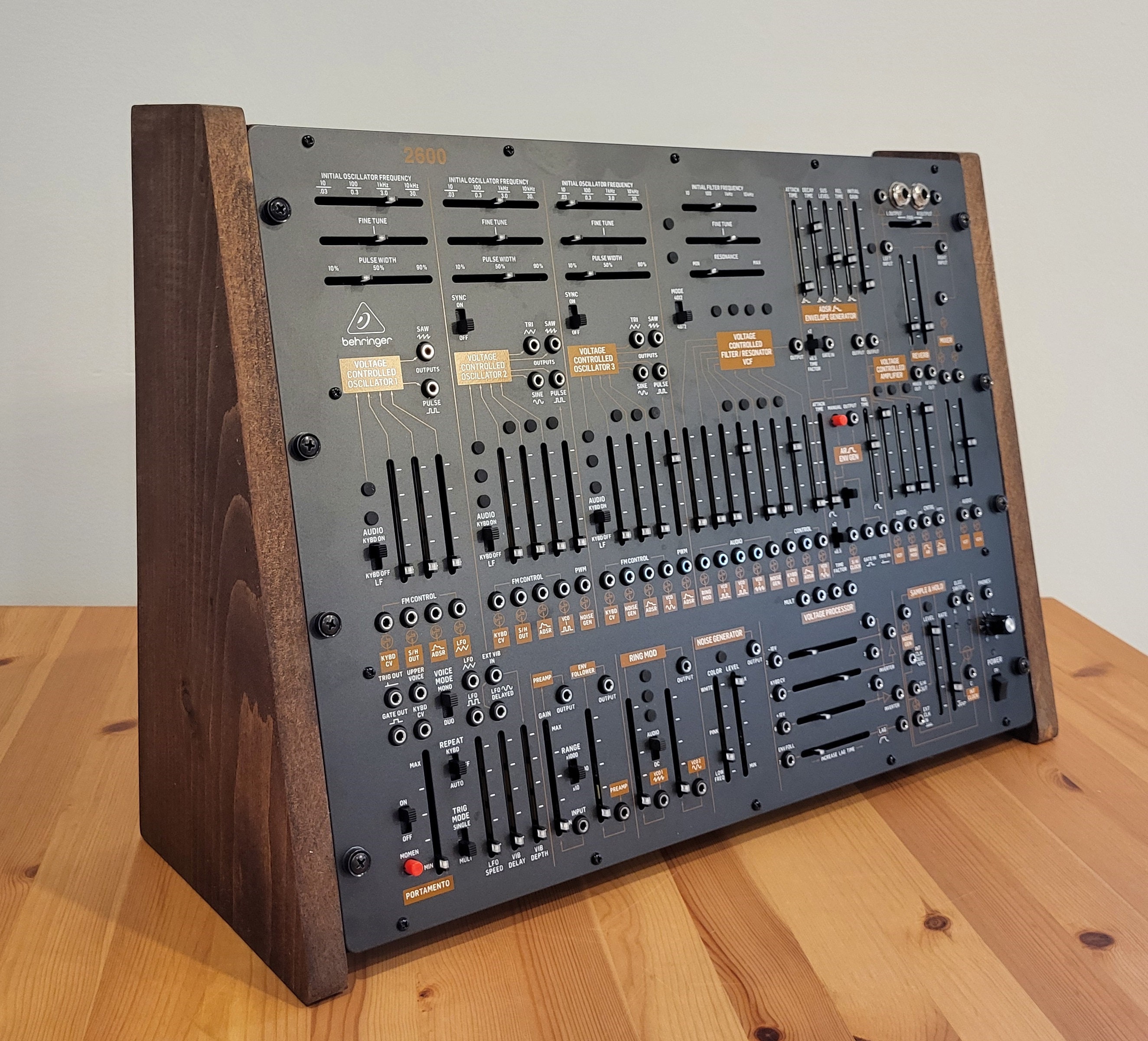 Custom Handmade Wooden Side Panels for Behringer 2600 or 8U Rack Mount ...