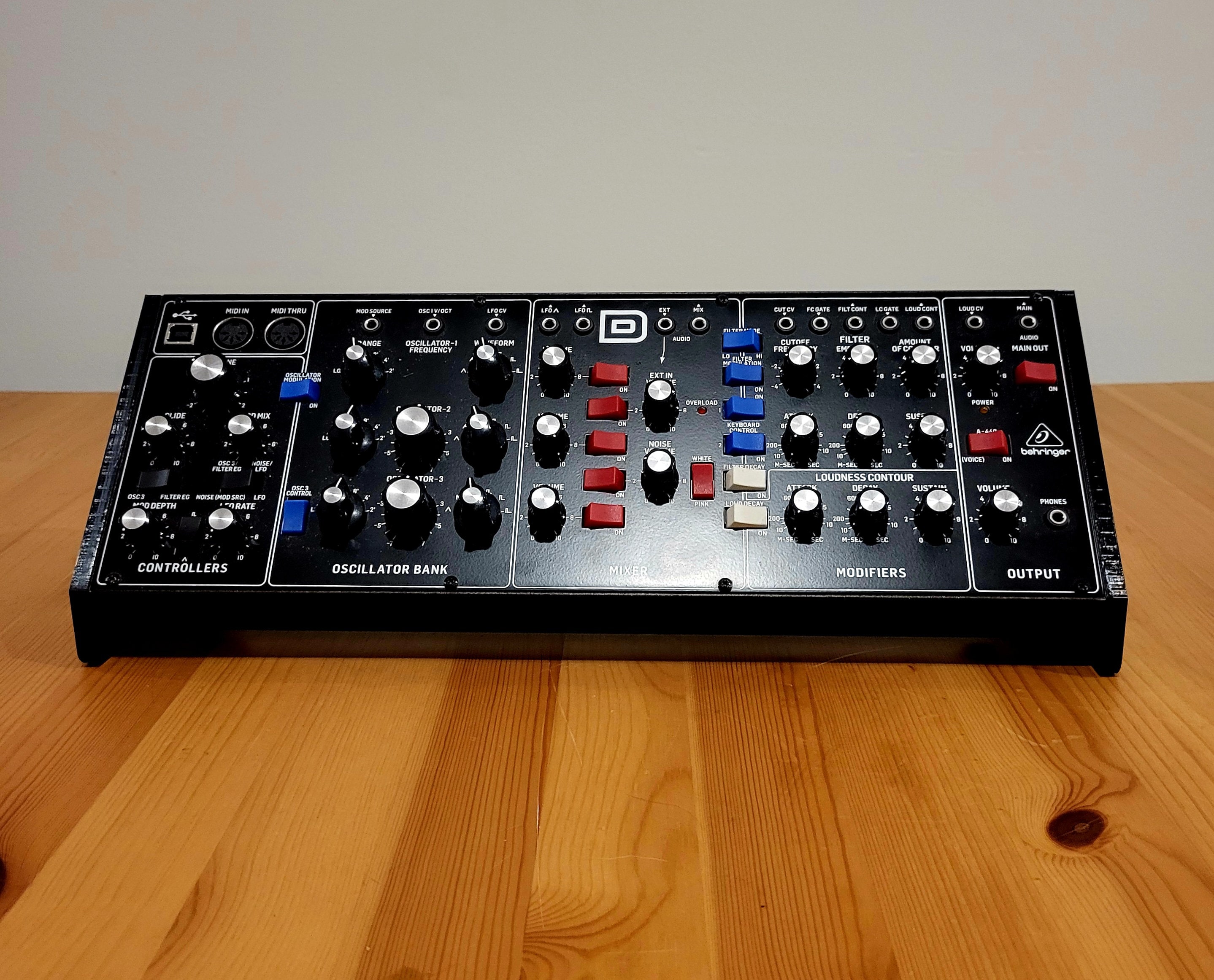 Custom 3D Printed Side Panels for Behringer Pro-800, Model-d, Neutron ...
