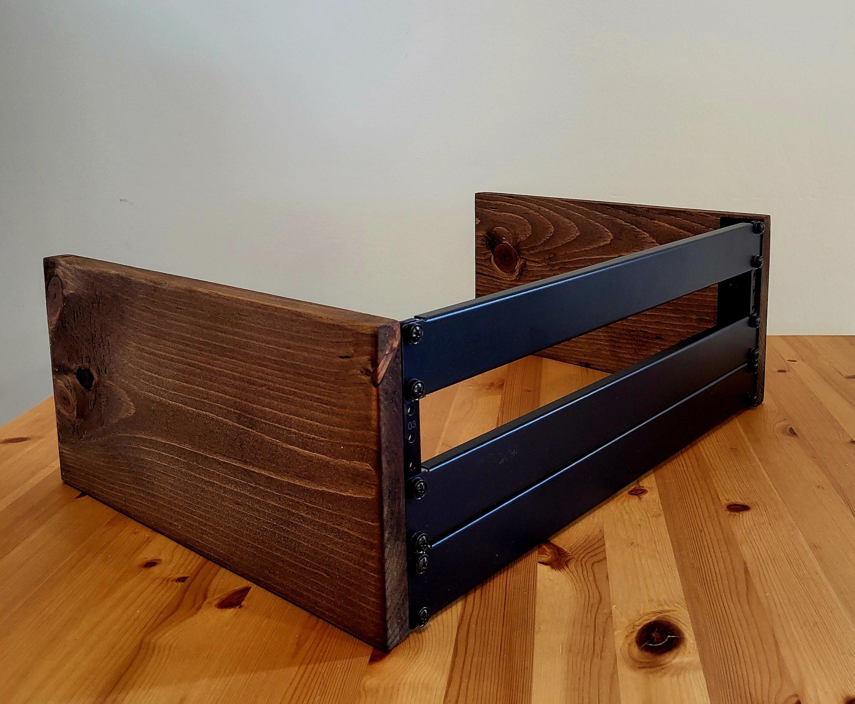 Custom Handmade Wooden Side Panels for 4U or 2U Rack Mount Pro Audio ...