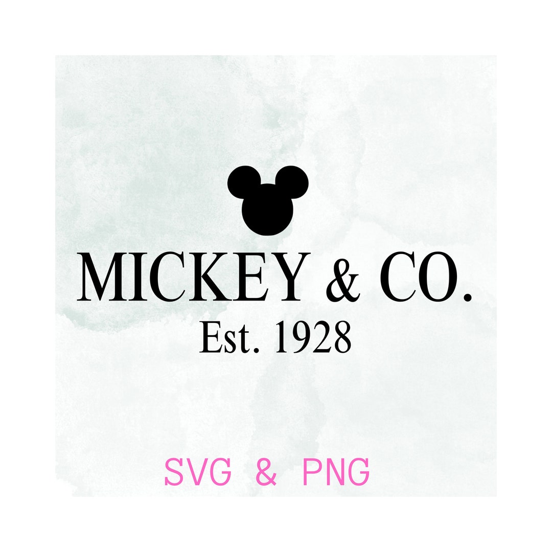 Mickey&co SVG PNG EST 1928 Svg Clipart Digital Download - Etsy